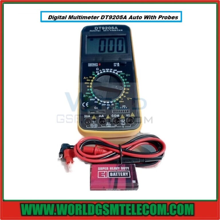Digital Multimeter DT9205A Auto With Probes – WORLD GSM TELECOM