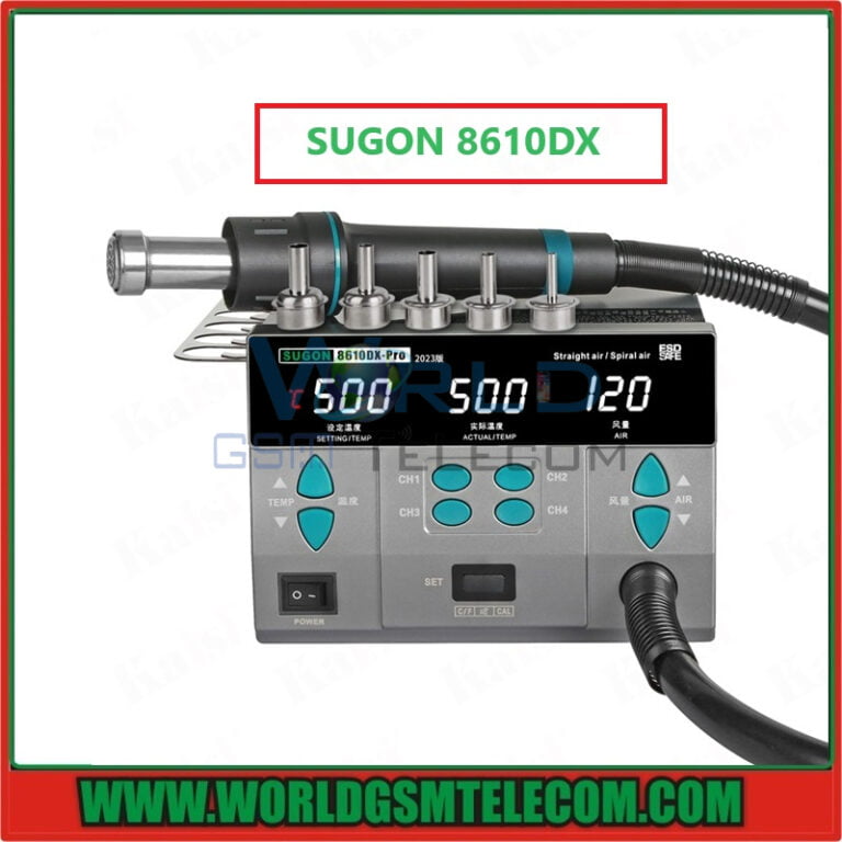 SUGON 8610DX Pro 1000W Hot Air Rework Station – WORLD GSM TELECOM